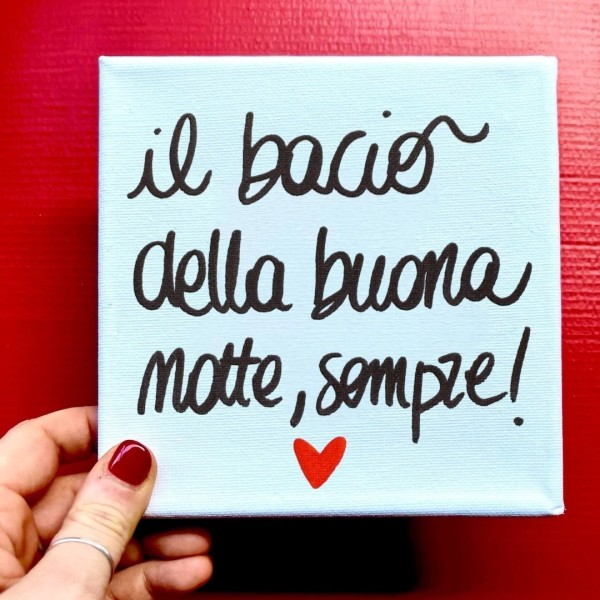 Quadretto - Il bacio della buona notte, sempre! » Clo'eT Design