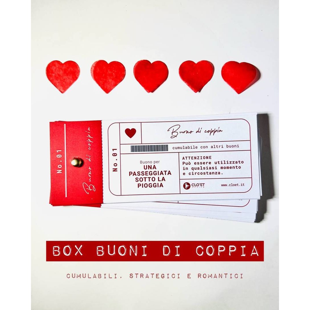 Box Buoni di coppia: idee regalo per momenti speciali insieme » Clo'eT